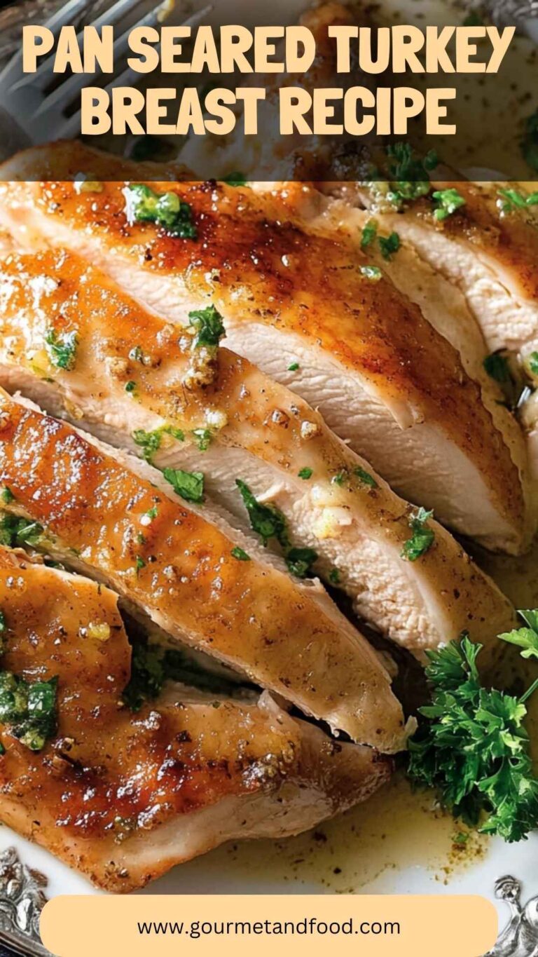 Pan Seared Turkey Breast Recipe - Gourmet And Food