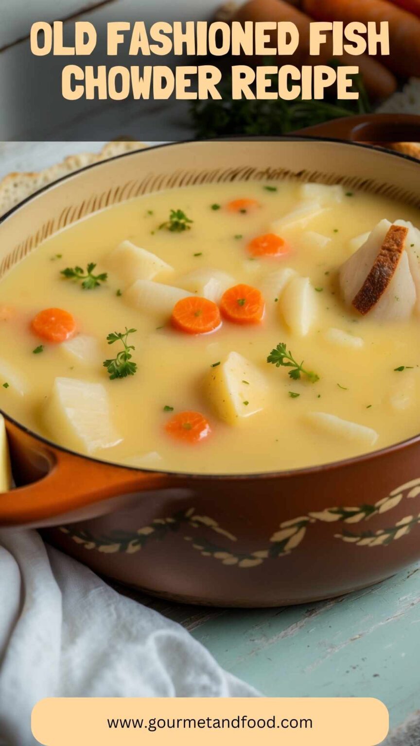 Old Fashioned Fish Chowder Recipe - Gourmet And Food