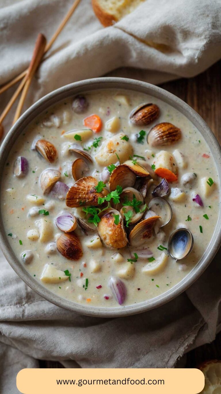 Rhode Island Clam Chowder Recipe-Gourmet And Food