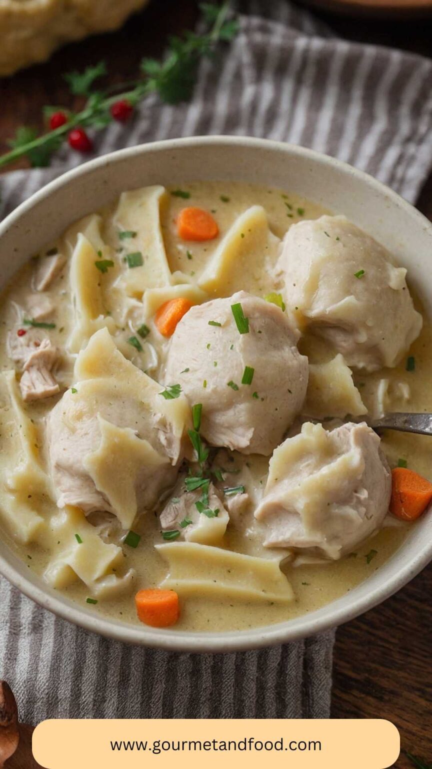 Easy Chicken and Dumplings Recipe - Gourmet And Food