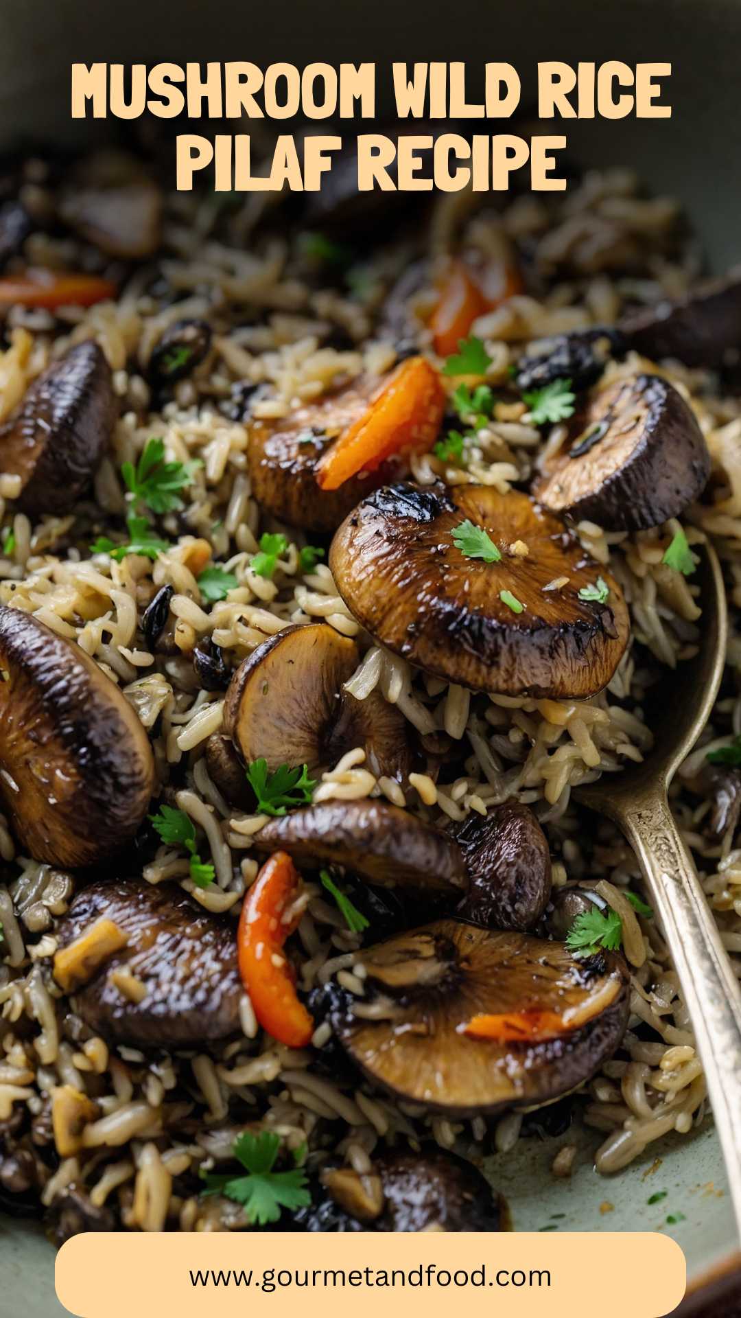 Mushroom Wild Rice Pilaf Recipe - Gourmet And Food