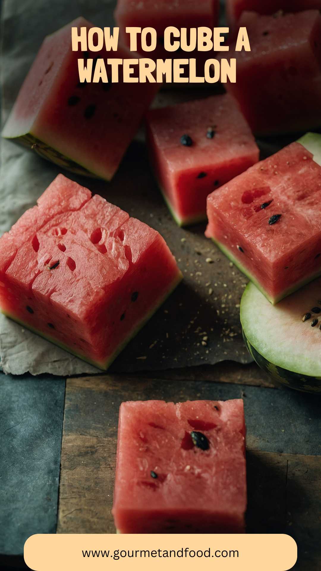 How to Cube a Watermelon - Gourmet And Food - Gourmet And Food